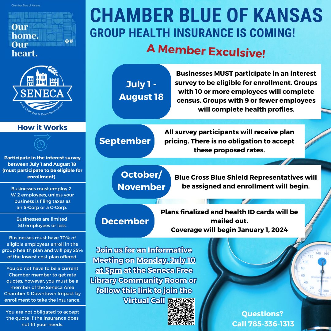 Seneca Area Chamber and Downtown Impact announces Chamber Blue ...