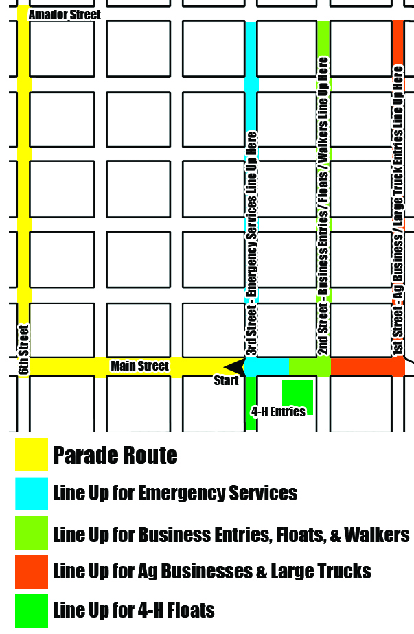Change in Parade Route - Seneca, KS